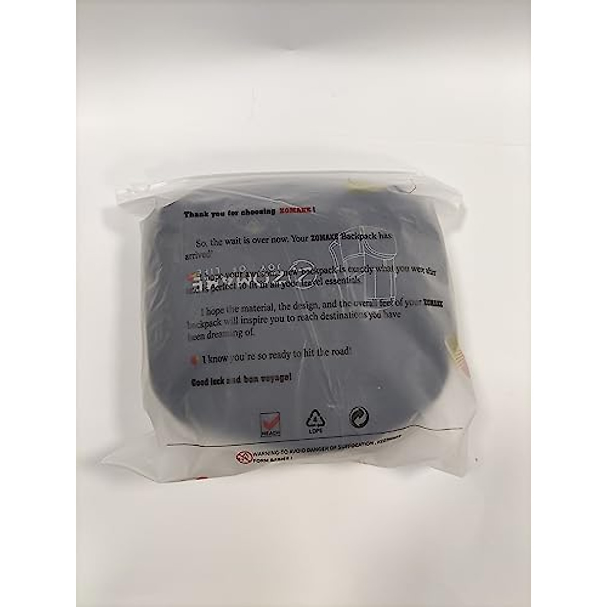 ZOMAKE Lightweight Packable Backpack 35L - Light Foldable Backpacks Water Resistant Collapsible Hiking Backpack - Compact Folding Day Pack for Travel Camping(Navy Blue)