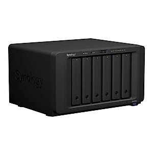 Synology DiskStation DS3018xs Tower NAS Server, Intel Pentium D1508 Dual-Core, 32GB DDR4, 4TB SSD, 32TB SATA HDD, DSM Software