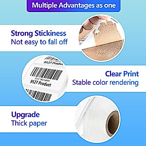 9527 Product 2" x 1" Sticker Labels Direct Thermal Labels 1000 Labels Per Roll