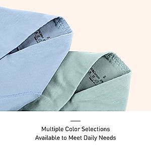 WeciBor Women's 12 Pack High Waisted Cotton Briefs Underwear Comfy Ladies Breathable Panties - Size M