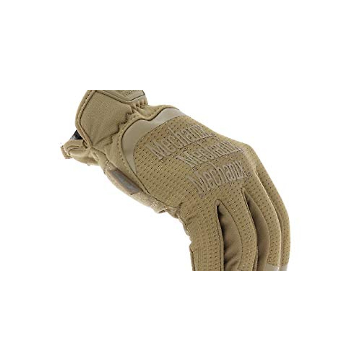 Mechanix Wear: FastFit Tactical Gloves with Elastic Cuff for Secure Fit, Work Gloves with Flexible Grip for Multi-Purpose Use, Durable Touchscreen Capable Safety Gloves for Men (Brown, Large)