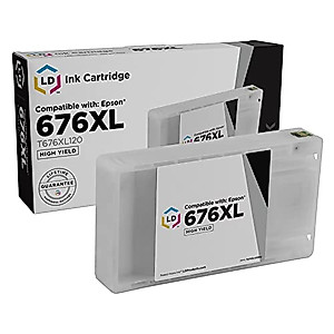LD Products Remanufactured Ink Cartridge Replacement for Epson 676XL 676 T676XL120 High Yield (Black, Single-Pack) for WorkForce WP-4020 WP-4530 WP-4540 WP-4010 WP-4023 WP-4090 WP-4520 WP-4533 WP-4590
