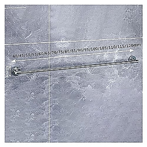 Towel BAR Rack Towel Rack Wall Mounted Single Towel Storage Rack Towel Bar,Towel Rod,for Bathroom Hardware and Kitchen,Optional,Polished Finish Bathroom Hardware/70Cm (Size : 60Cm)