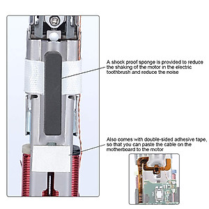 Million Magnets Electric Toothbrush Vibration Device Motor with Sensor Wire Compatible with Philips HX992x, HX993x, HX9957, HX6800, HX681x, HX683x, HX751x, HX9690 Series