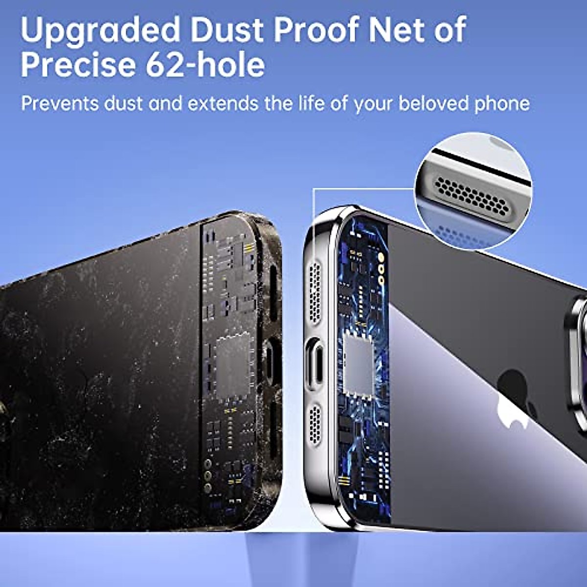 for iPhone 14 Pro Max Case 𝟮𝟬𝟮𝟯 𝗡𝗘𝗪 with Full Camera Protection, [Far Beyond Official Color] [Military Grade Drop Tested] Metallic Glossy Clear Case Designed for Women Men 6.7”, Phantom Black