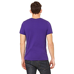 Bella Canvas Unisex Jersey Short Sleeve Tee, Team Purple, Large