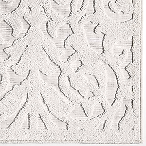 My Texas House Boucle Lady Bird Made-to-Order Indoor/Outdoor Runner Rug, Natural Cream, 1'11" x 10'