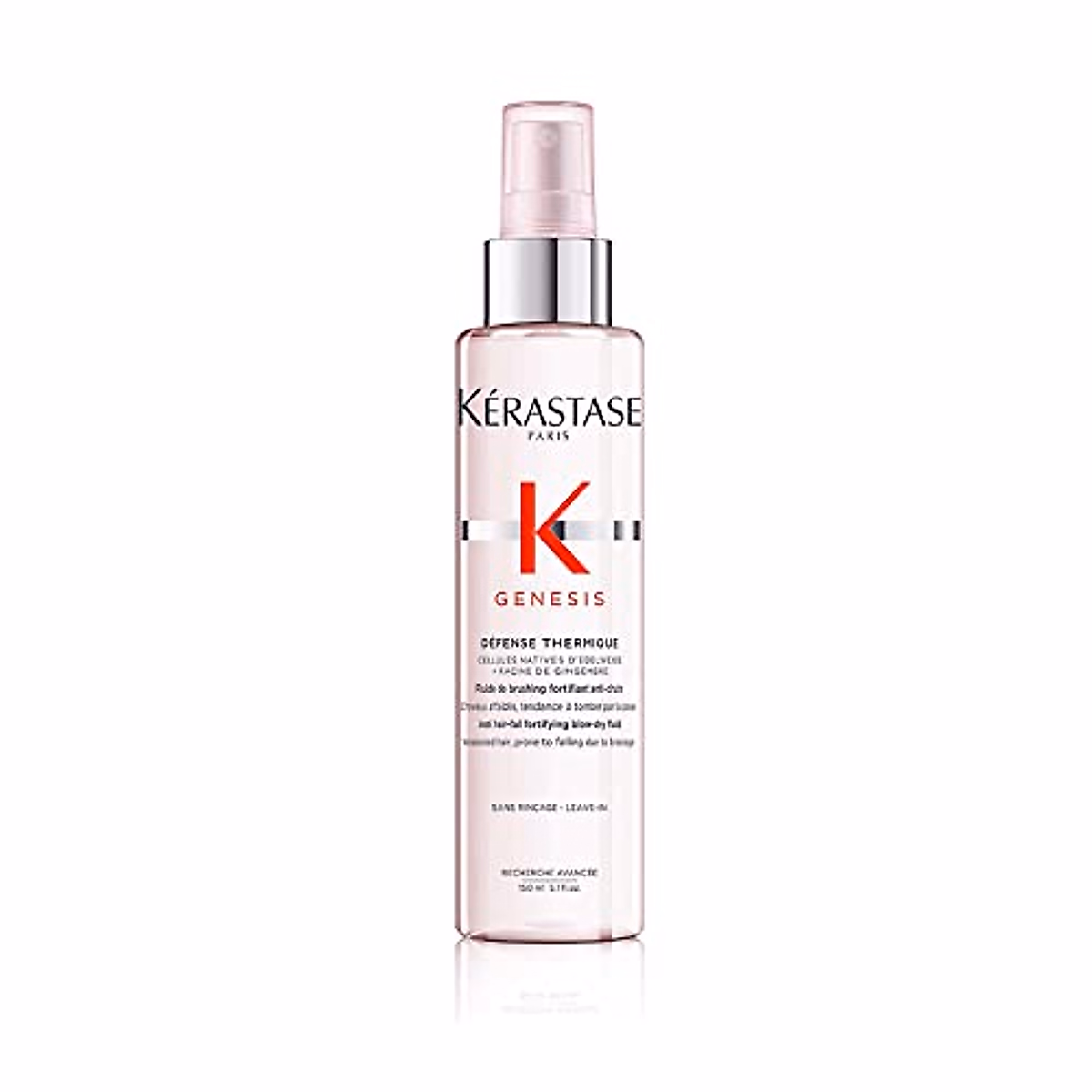 Kerastase Genesis Defense Thermique Blow Dry Primer | Heat Protectant for Weakened Hair Prone to Fallout Due to Breakage from Brushing | Detangles and Hydrates without Frizz | Sulfate Free | 5.1 Fl Oz