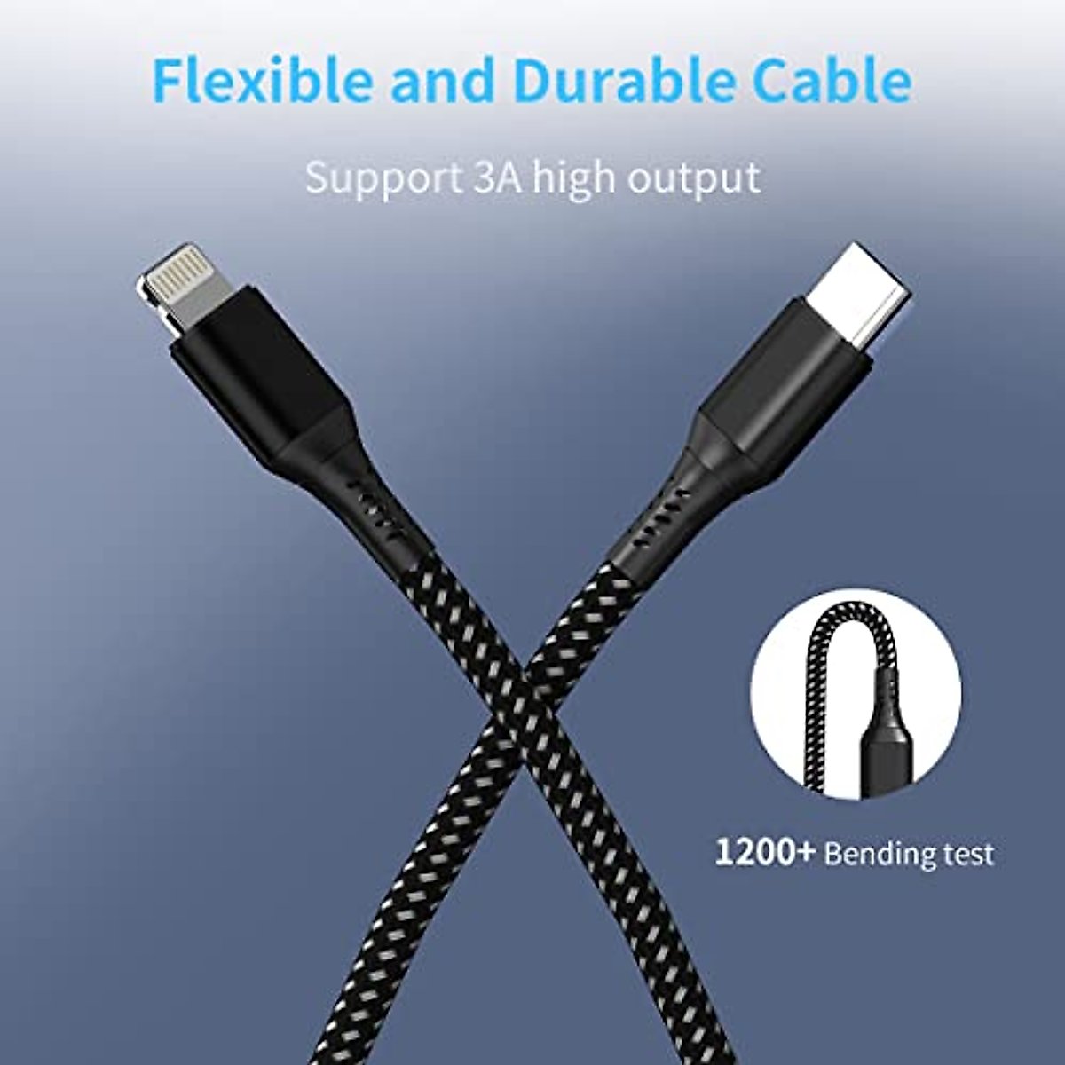 [Apple MFi Certified] Aymla Dual 20W USB C Fast Car Charger for iPhone 14 Pro Max/14 Plus/13/12/mini/11/XS/XR/X/8/Plus, 40W PD Cigarette Lighter Adapter with 2 Pack Type C to Lightning Cable 3.3ft