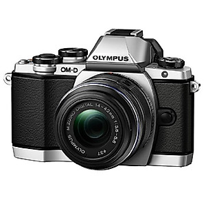 Olympus OM-D E-M10 Mirrorless Digital Camera with 14-42mm 2RK lens (Silver)