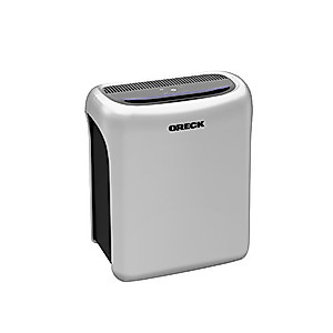 Oreck Air Response Air Purifier, HEPA and Carbon Filtration For Home, Quiet, Small, Silver, WK16000