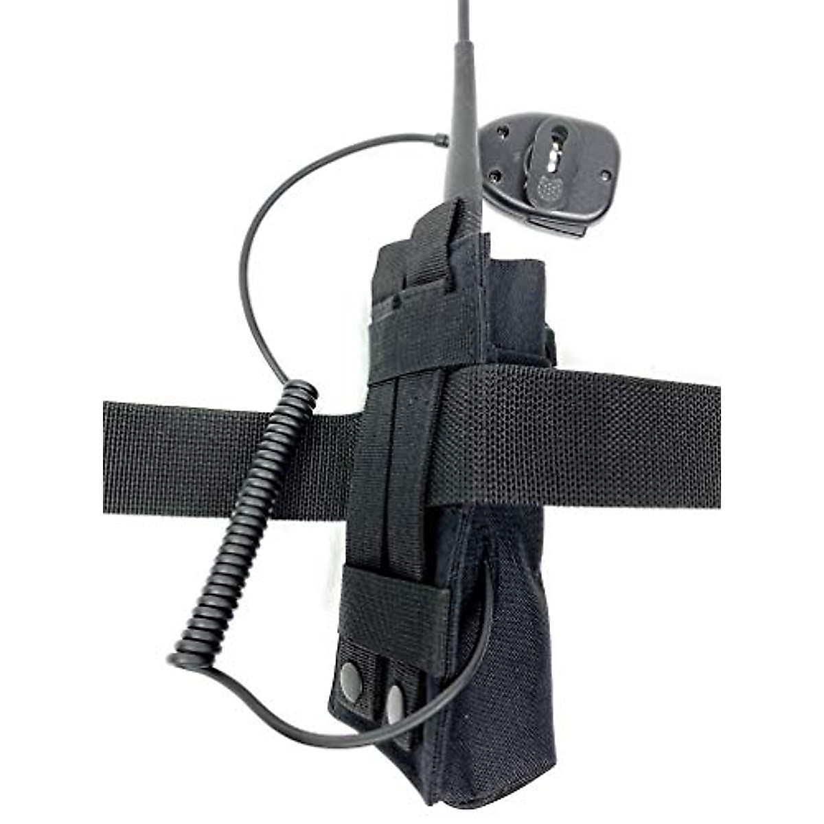 X-FIRE® Tall Washable Nylon MOLLE Pouch or Duty Belt Portable Radio Holder