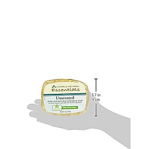 Clearly Natural Glycerin Bar Soap, Unscented,4 Ounce (Pack of 6)