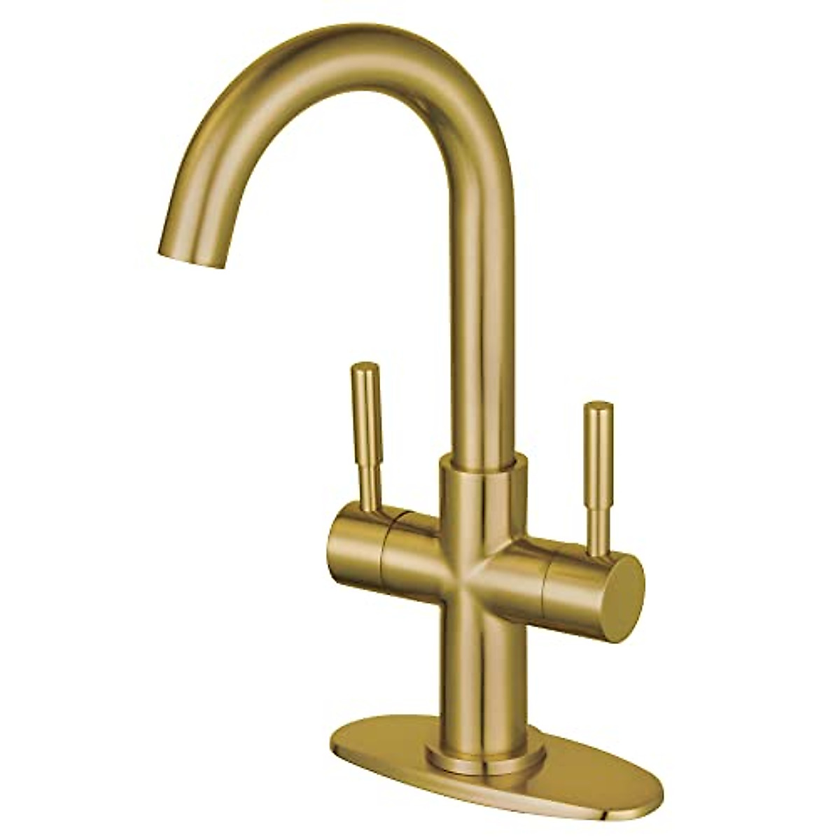 Kingston Brass LS8553DL Concord Bar Faucet, Brushed Brass,5.88 x 5.13 x 12.38