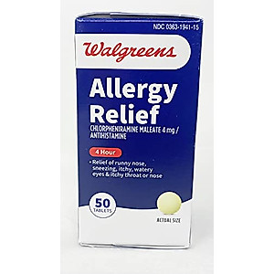 Walgreens Wal-Finate Allergy Relief Tablets, 50 ea