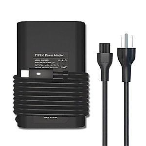 45W Dell USB C Laptop Charger for Dell XPS 13