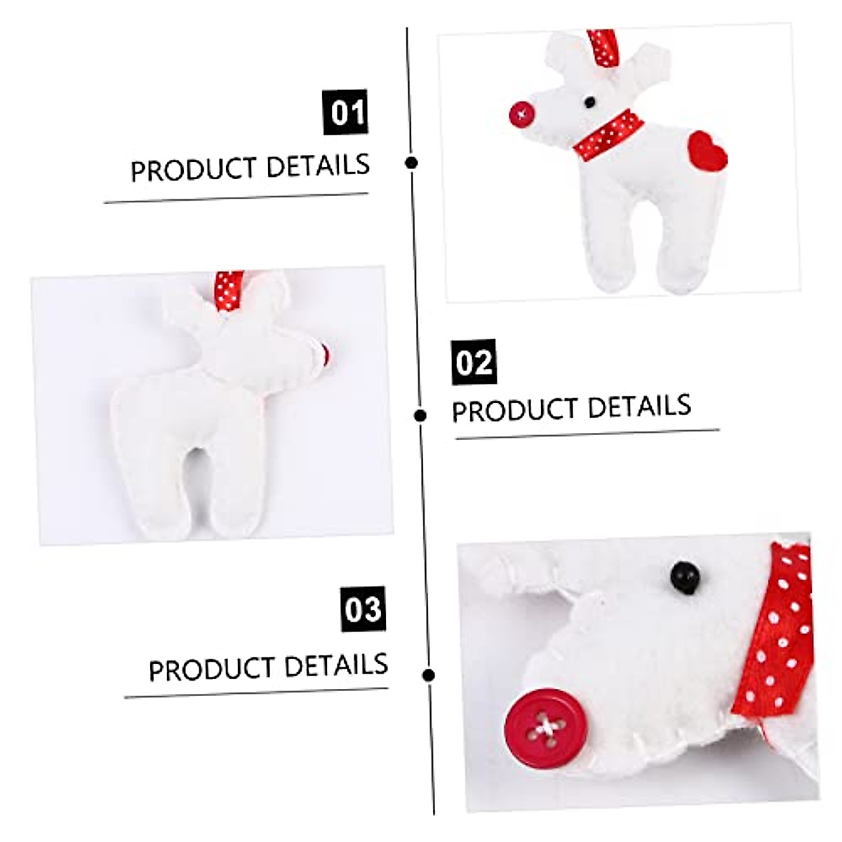 1pc Christmas Elk Pendant Christmas Decor Fireplace Decor Plush Doll Holiday Tree Decorations Christmas Tree Decor Felt Christmas Tree Ornaments Christmas Hanging Plush Elk Pendant