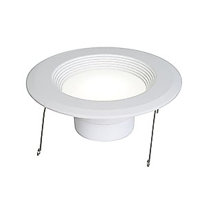 Catalina Lighting 20993-000 LED Color Temperature Changing 5"/6" LED Recessed Retrofit Downlight, White Finish