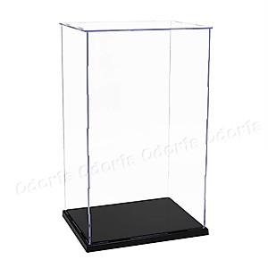 Odoria Clear Acrylic Assembly Required Display Box Case 12.2" High Dustproof Figure Display