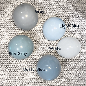40pcs DIY Balloons Garland Kit Double Stuffed Balloon 5in 10in Dusty Blue Balloons Arch Kit Bridal Shower Wedding Birthday Decoration Boy Baby Shower Balloons Decorations (dusty blue)