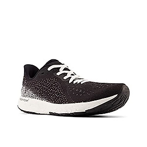New Balance Women's Fresh Foam X Tempo V2 Running Shoe, Black/Sea Salt/Dark Silver Metallic, 9