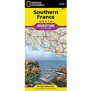 Southern France Map (National Geographic Adventure Map, 3314)