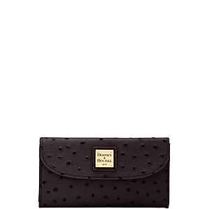 Dooney & Bourke Ostrich Continental Clutch Wallet