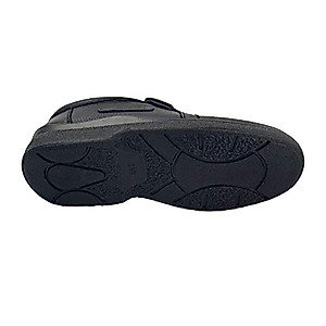 Labo Pro Reactive Men's Upper Leather Oil Resistant,Slip Resistant Kitchen Shoes Slip on 2228LP-BLACK-9.5