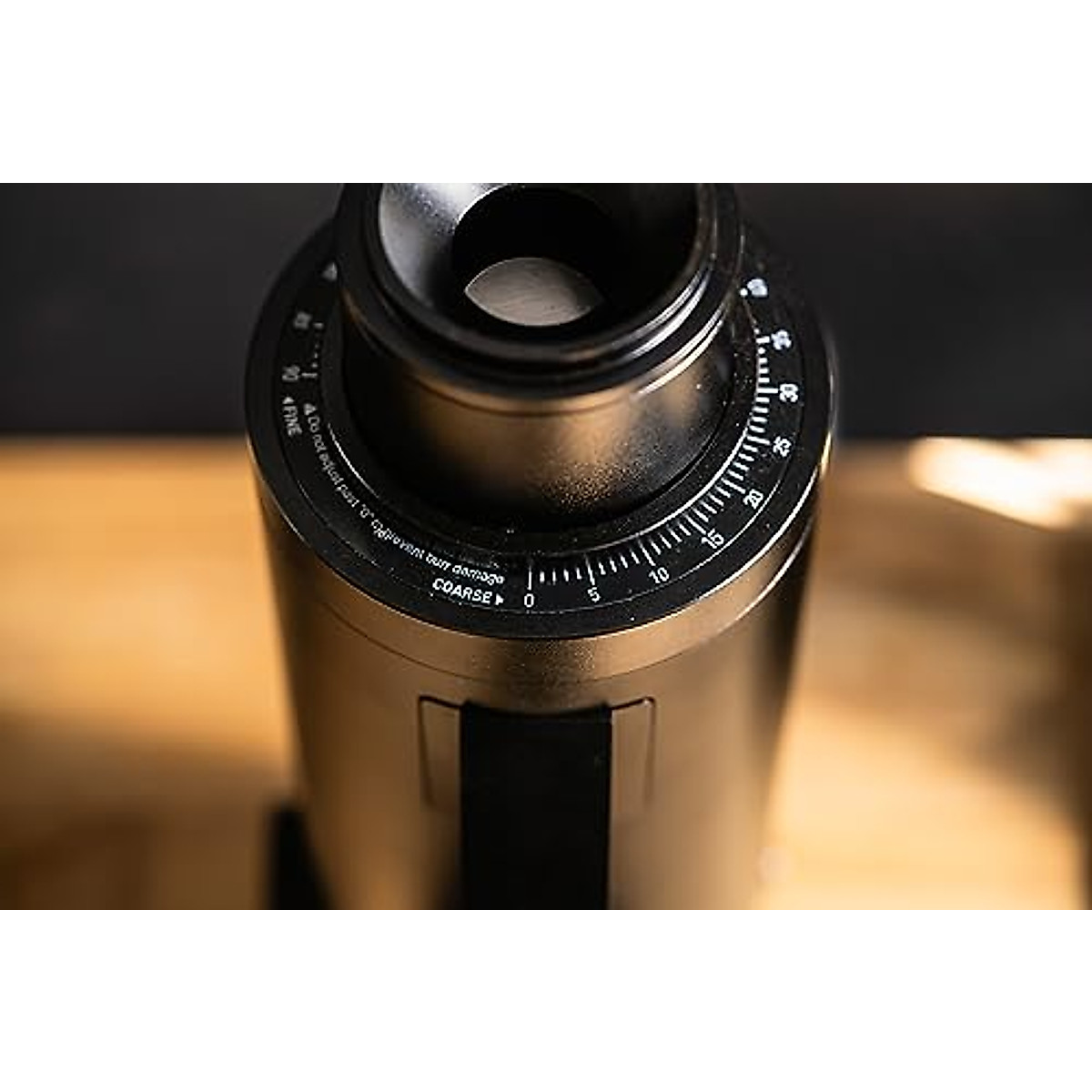 MiiCoffee DF64V Variable Speed Single Dose Coffee Grinder (Black)