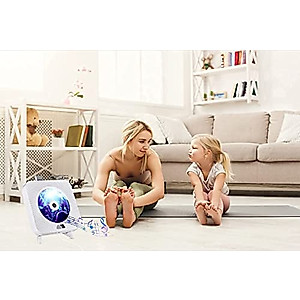 Portable CD Player with Bluetooth, Wall Mountable CD Player with Dust Cover,FM Radio,Built-in Speakers,USB Port,AUX Input,LCD Display