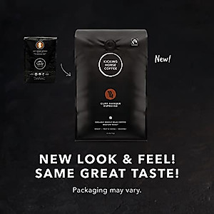 Kicking Horse Coffee, Cliff Hanger Espresso, Medium Roast, Whole Bean, 2.2 Pound - Certified Organic, Fairtrade, 35.2 Ounce