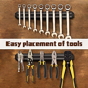 BQMFG Magnetic Stripe Replacement for Blackstone Griddle, BBQ Tool Holder, Universal Grill Utensil Organizer Rack, Magnetic Knife Bar for Kitchen