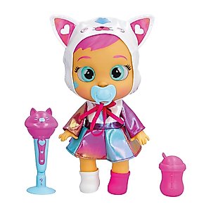 Cry Babies Stars Singing Daisy - 12'' Singing Baby Doll | Plays 15+ Realistic Baby Sounds, Multicolor
