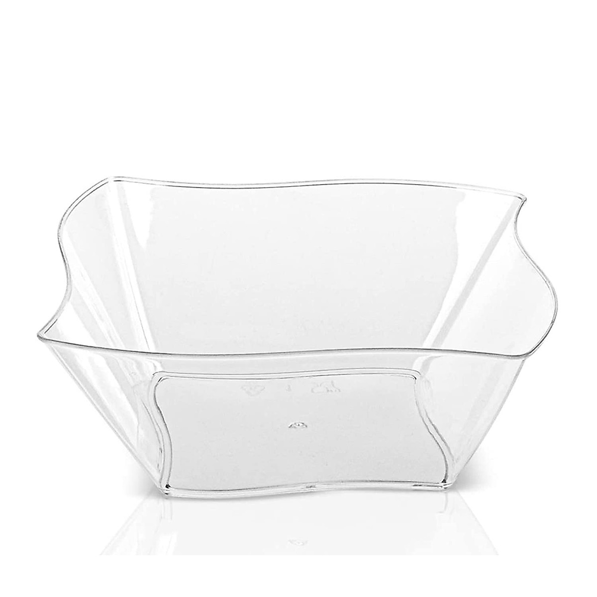 Healthcom 48 Packs 5 Oz Clear Dessert Bowls Plastic Appetizer Plates Dessert Dishes Bowls Tasting Cups Mini Dessert Bowls Serving Plate Reusable Disposable Bowls Small Catering Dessert Bowls for Party