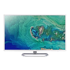 Acer EZ321Q wi 31.5" Full HD (1920 x 1080) IPS Monitor (HDMI & VGA Port), White Wired Headset with Flexible Omnidirectional Mic, Adjustable Headband