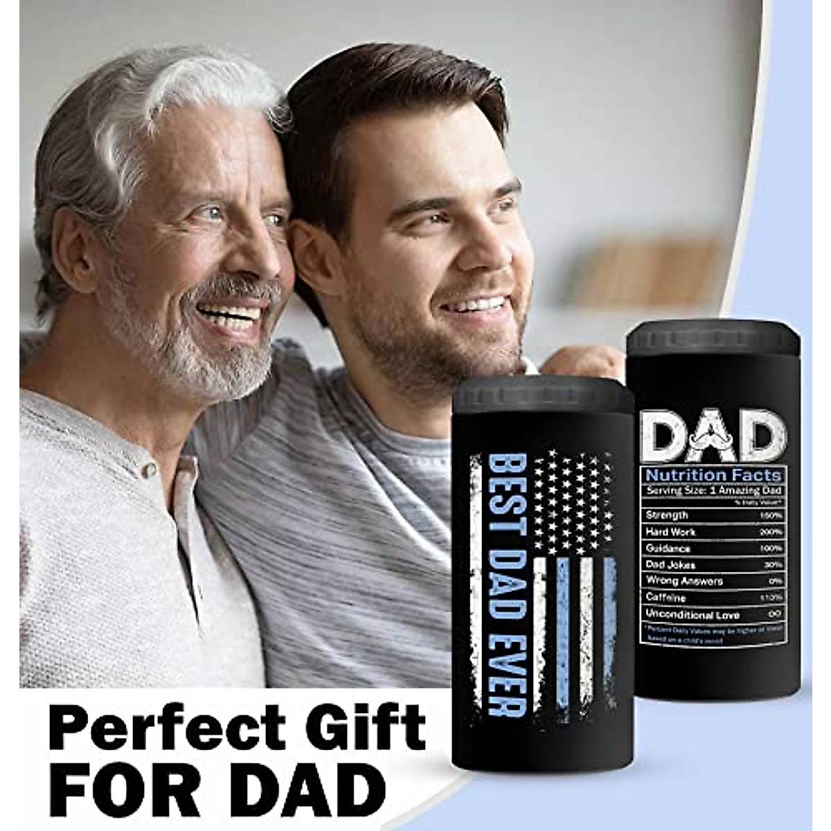Father's Day Gifts for Dad - Father's Day Gifts from Daughter, Son - Dad Gifts from Daughter, Son for Fathers Day - Dad Birthday Gifts, Birthday Gifts for Dad, Funny Present for Dad Can Cooler 16 Oz
