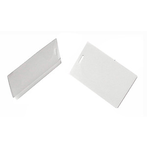 OLP Hot 10 Mil Luggage Tag Laminating Pouches With Slot (Pack of 500) 2-1/2 x 4-1/4 Clear