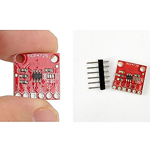 Comidox 4PCS MCP4725 Breakout Module I2C DAC 12Bit Development Board 2.7V to 5.5V Supply with EEPROM for Arduino Raspberry Pi