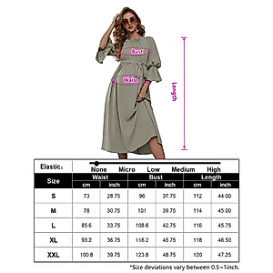 FUNJULY Women's Casual, LongOlive