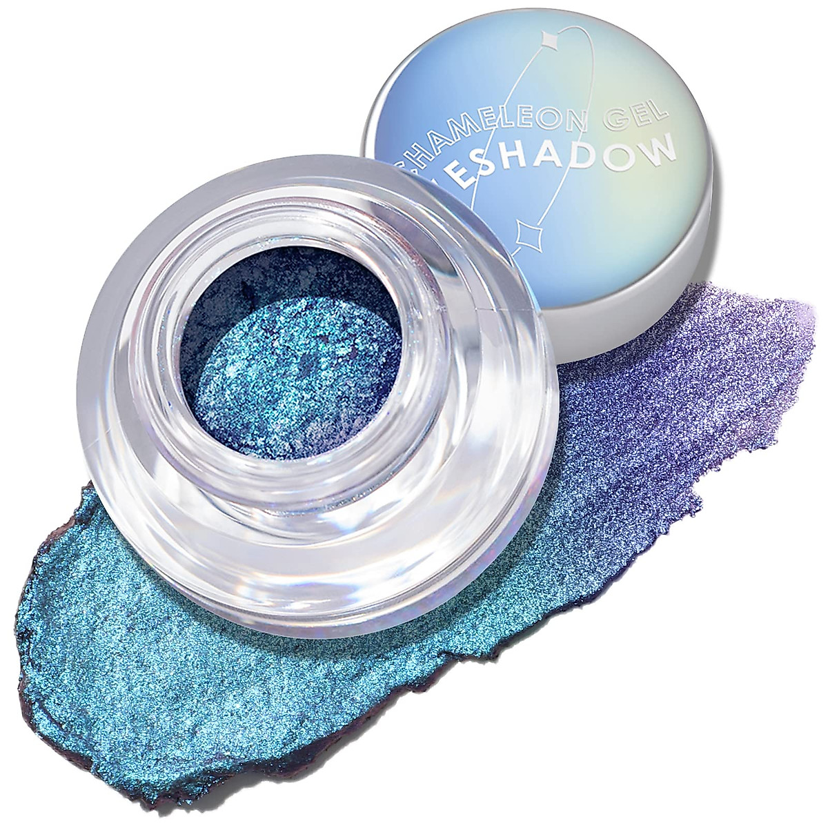 FOCALLURE Chameleon Cream Eyeshadow,Intense Color Shifting Creamy Eye Shadows,Highly Pigmented Metallic,Shimmer,Multi-Reflective Finishes,Unicorn Tear