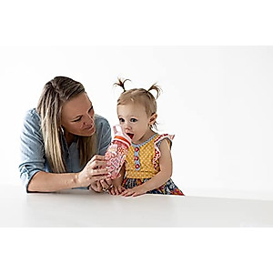 Pearhead Girl Power Kids Water Bottle for School, Spill Proof, Tritan Flip Straw 16oz, BPA Free and Dishwasher Safe, Travel and Sports Tumbler, School Supplies, Pink