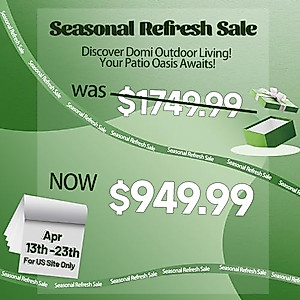 Domi 12' X 16' Hardtop Gazebo, Permanent Outdoor Gazebo with Polycarbonate Double Roof, Aluminum Gazebo Pavilion with Curtain and Net for Garden, Patio, Lawns, Deck, Backyard