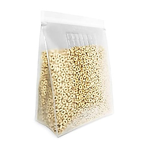 Prepara 1 Gallon Reusable, set of 2 Food Storage Bags, clear