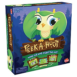 Peek-A-Hoot - Race to Collect Your Loot Without Angering The Hoot - Owl Board Game for Kids, Ages 4 and Up, 2-4 Players