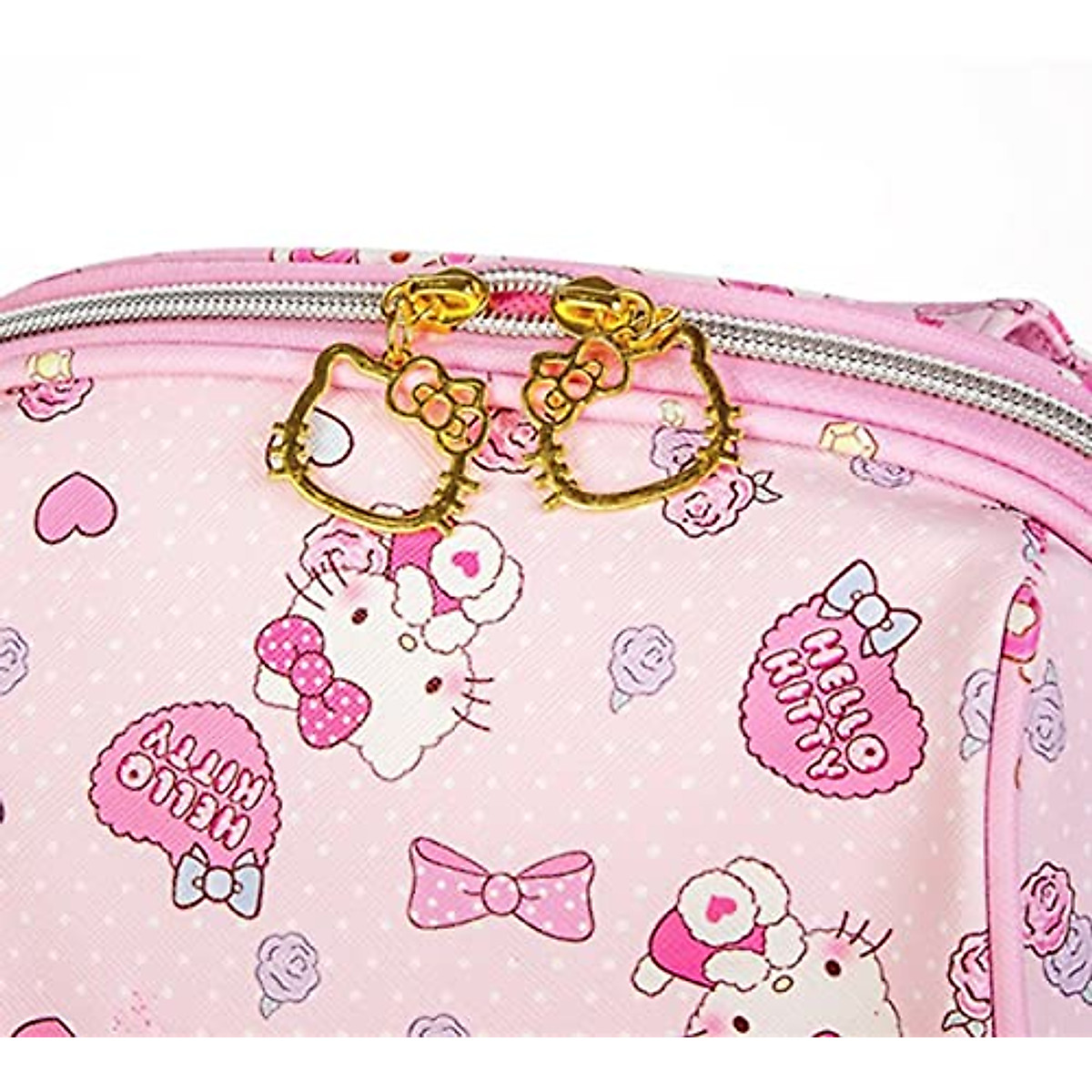 Cute Cartoon Backpack Purse for Girls, 13 Inch Soft PU Leather Top-Handle Fashion Travel Daypack Bags