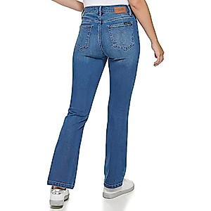 Calvin Klein Women's Super High Rise Straight Denim, Venetian, 32