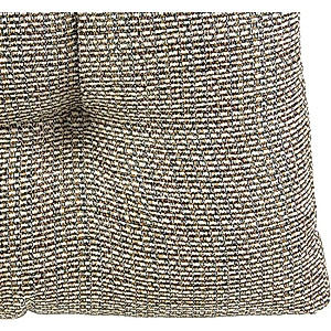 Klear Vu Tyson Gripper Universal Non-Slip Chair Cushions for Dining Room, Kitchen and Office Use, U-Shaped Skid-Proof Overstuffed Seat Pad, 15x15 Inches, 2 Count (Pack of 1), Natural