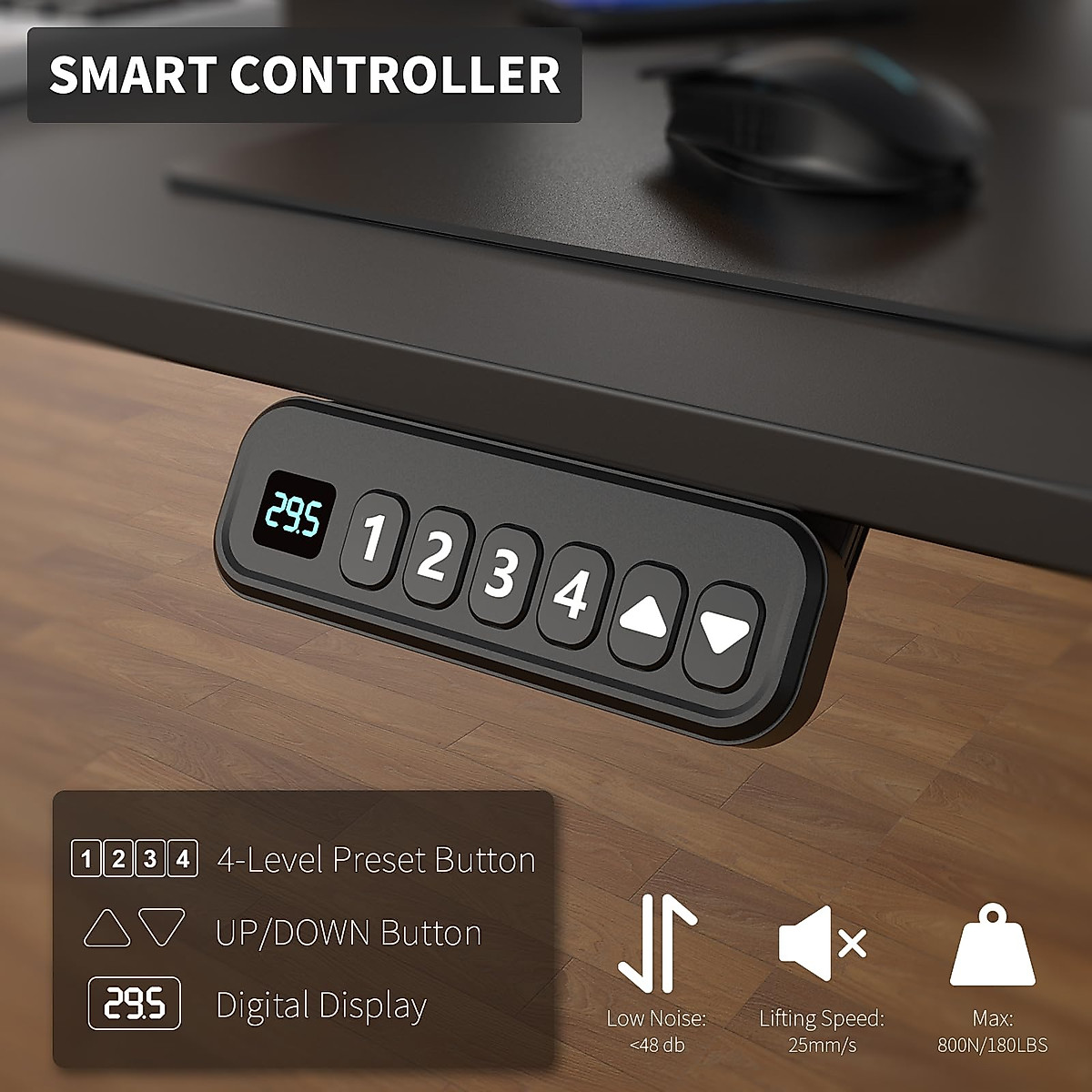 ExaDesk 63×30 Inch Electric Standing Desk with 2 Drawers, Adjustable Height Widened Stand Up Desk with Storage Shelf, Sit to Stand Ergonomic Workstation for Home Office