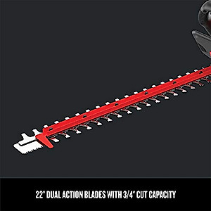 CRAFTSMAN Hedge Trimmer with POWERSAW, 3.8-Amp, 22-Inch (CMEHTS8022)