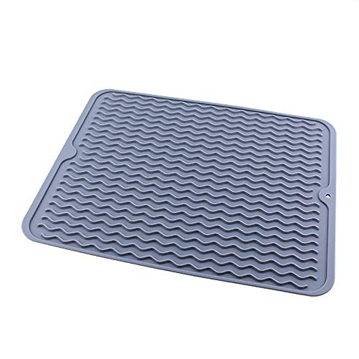 Silicone Dish Drying Mat 3PCS for Easy Clean,Heat-resistant,Eco-riendly,Multiple Usage.For Kitchen Counter or Sink,Table Insulation and Microwave Oven Oil Drainage